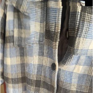 Hurley | Jackets & Coats | Brand New Hurley Blue Plaid Lined Shaket ...